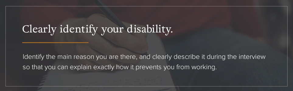 What Is the Social Security Disability Interview? | KBG Injury Law